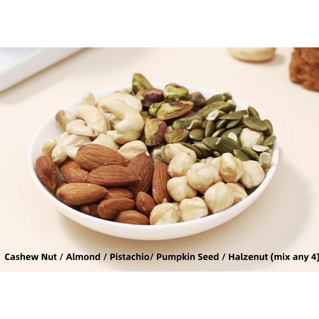 Roasted Nuts Mixed Nuts 烘烤坚果零食 Snack Mini Pack Cashew/Almond/Macadamia ...