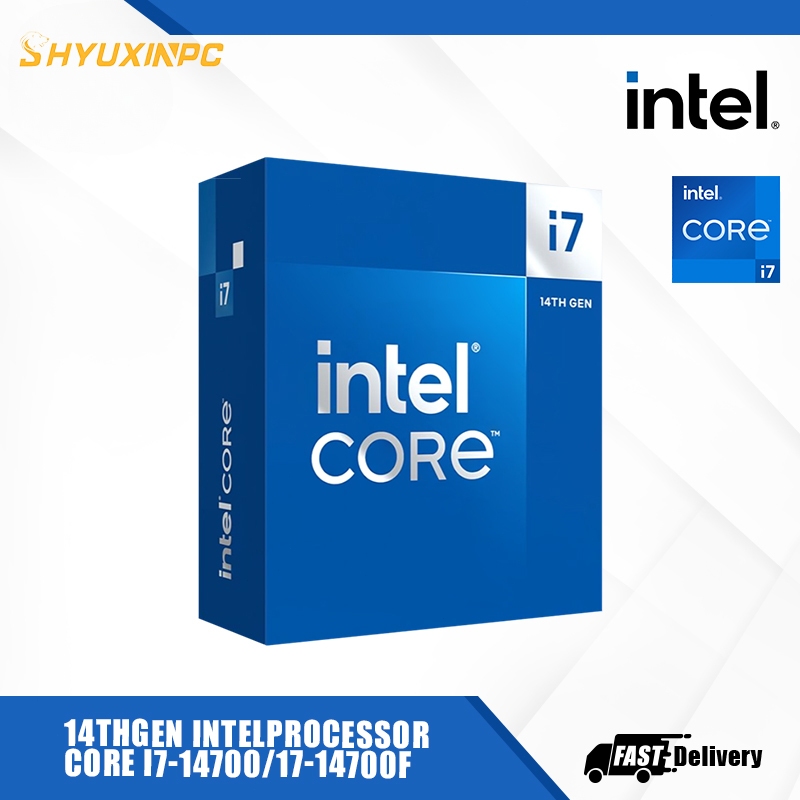 Intel Core i7-14700 / i7-14700F Core i7 14th GEN CPU Processor (3 Years ...