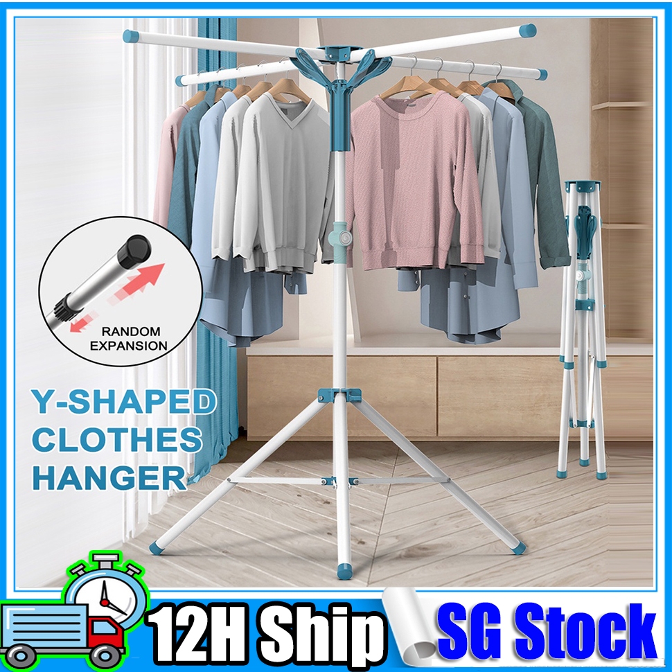 【SG STOCK】Clothes Drying Rack Laundry Rack Foldable Clothes Rack Drying ...