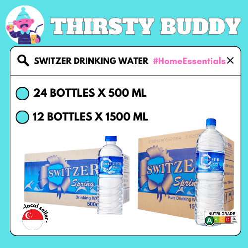 [Bulk | Wholesale Price!] Switzer Spring Pure Drinking Water (12x1500ml ...