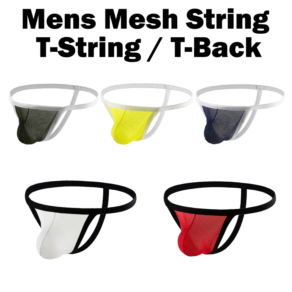 YearnWear Men G String Thong T Back Men Thong Men G String for Men Jockstrap Underwear | Shopee ...