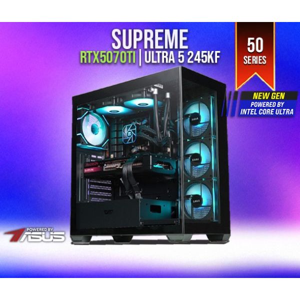 INVADER SUPREME S18 | RTX 5070 Ti | ULTRA CORE 5 245KF GAMING DESKTOP ...
