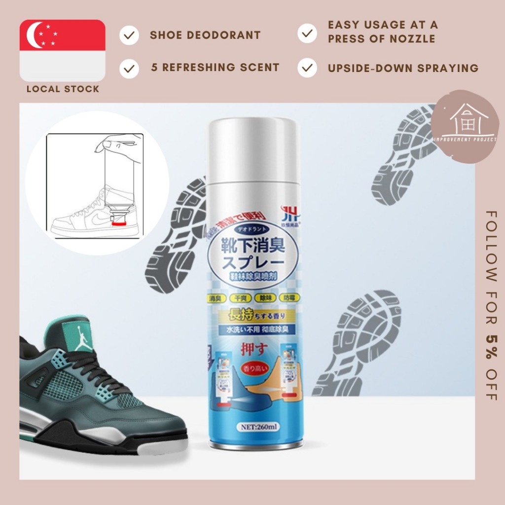 [SG STOCKS] Japan-Brand Shoe Deodorant Spray, Anti-Bacterial, Odor ...