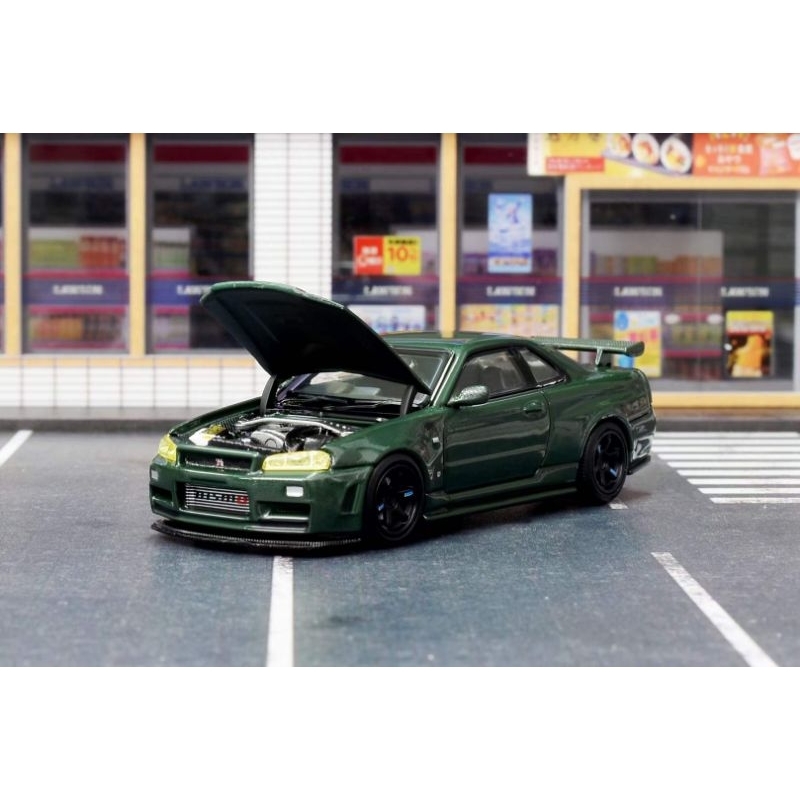 MOTORHELIX 1/64 Nissan Skyline GT-R NISMO R34 CRS VER | Shopee Singapore