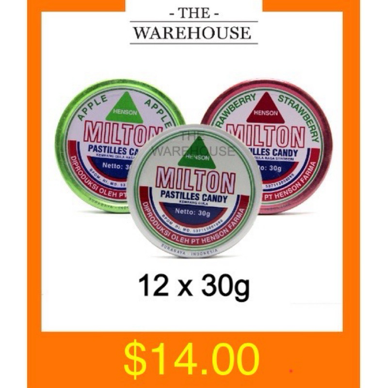 Milton Candy - 12 x 30g (Local Stock) | Shopee Singapore