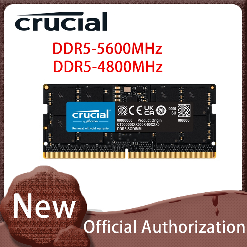 Crucial Laptop RAM DDR5 5600MHz 32GB / 16GB / DDR5-4800 Laptop DDR5 RAM ...