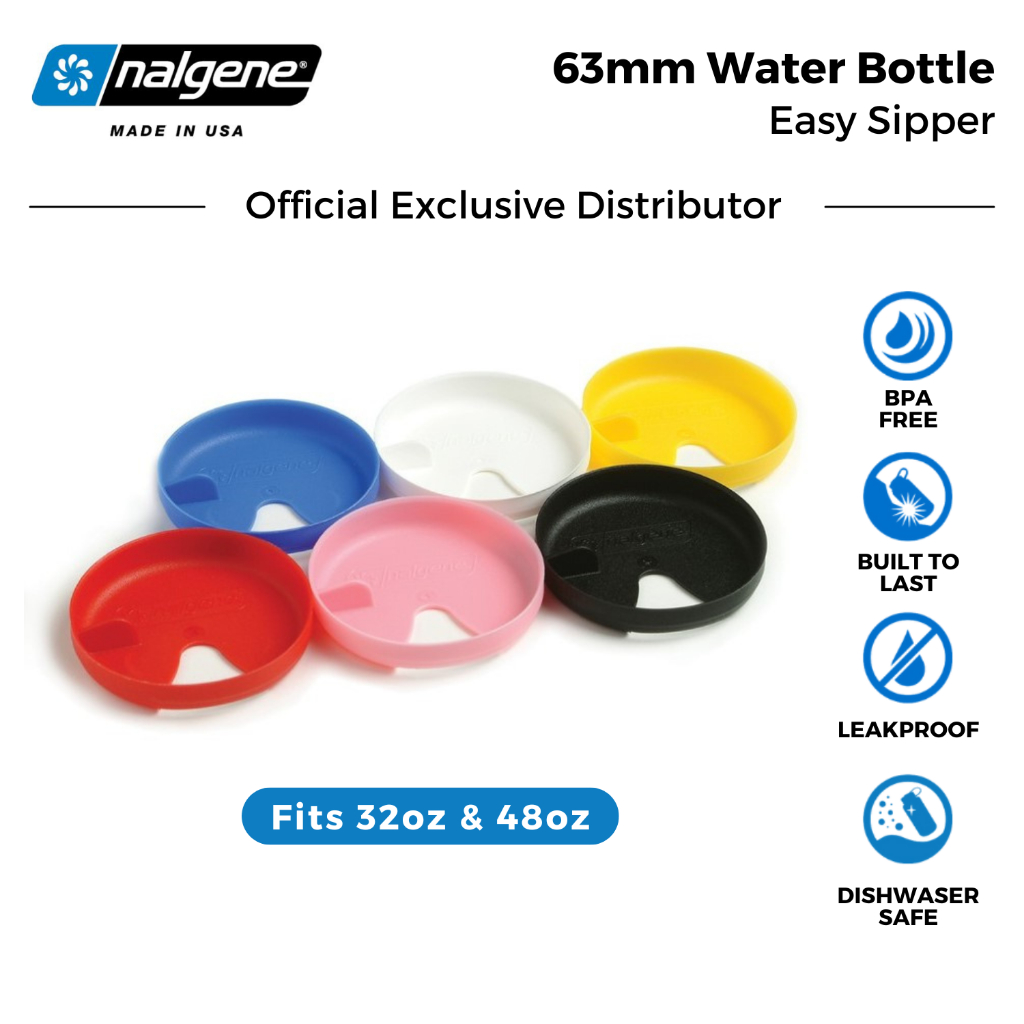 Nalgene 63mm Water Bottle Easy Sipper (For 32oz & 48oz Wide Mouth ...