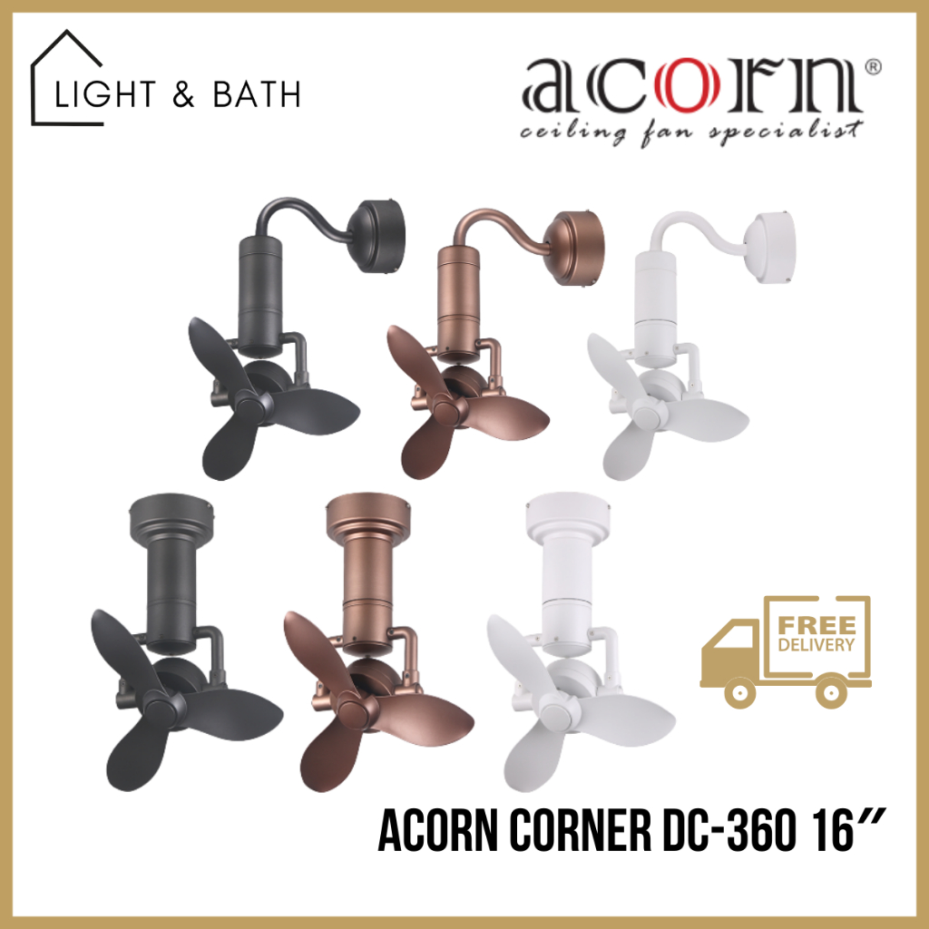 ACORN Corner DC-360 16″, Available in Coffee, Sand-Gold And Matt-White ...