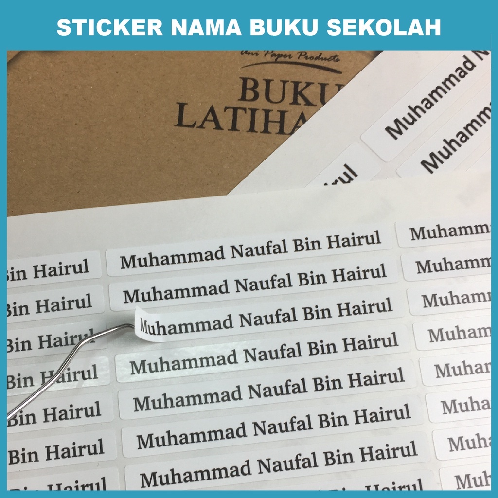 Name Sticker Office Label Sticker Sticker Name for Student A3 Sticker ...