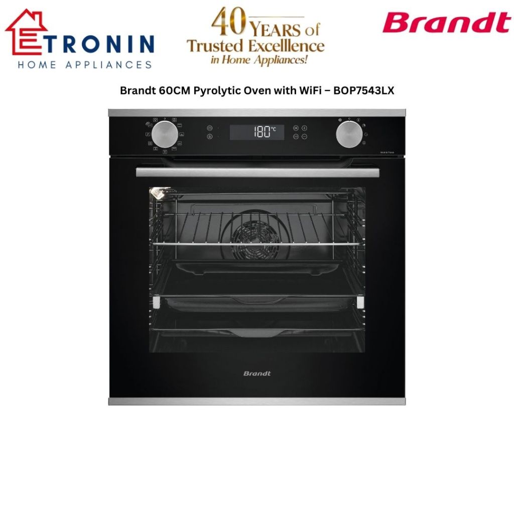 Brandt 60CM Pyrolytic Oven with TFT Screen – BOP7568LX | Shopee Singapore
