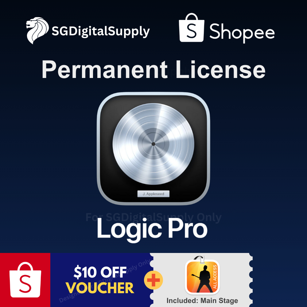 Logic Pro | Permanent License | Official SG Redemption Code | FREE Main ...