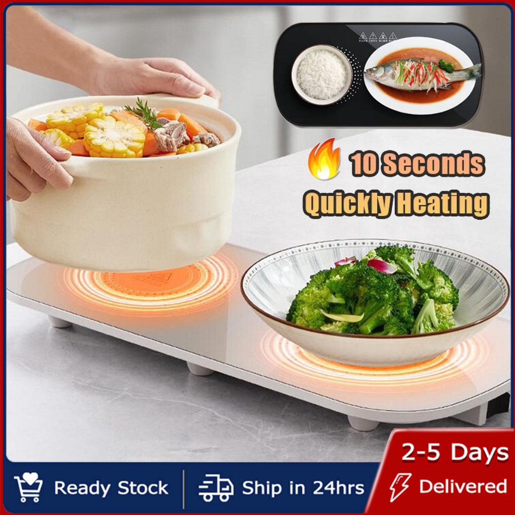 10 Seconds Quickly Heating Food Warming Board Multifunctional ...