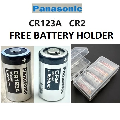 Panasonic Battery CR2 CR123A Industrial Lithium Batteries | Shopee Singapore