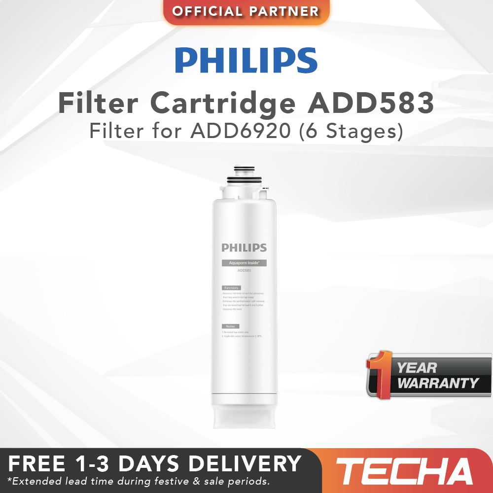 [FAST SHIP] Philips ADD583 Filter cartridge for ADD6920 (6 Stages ...