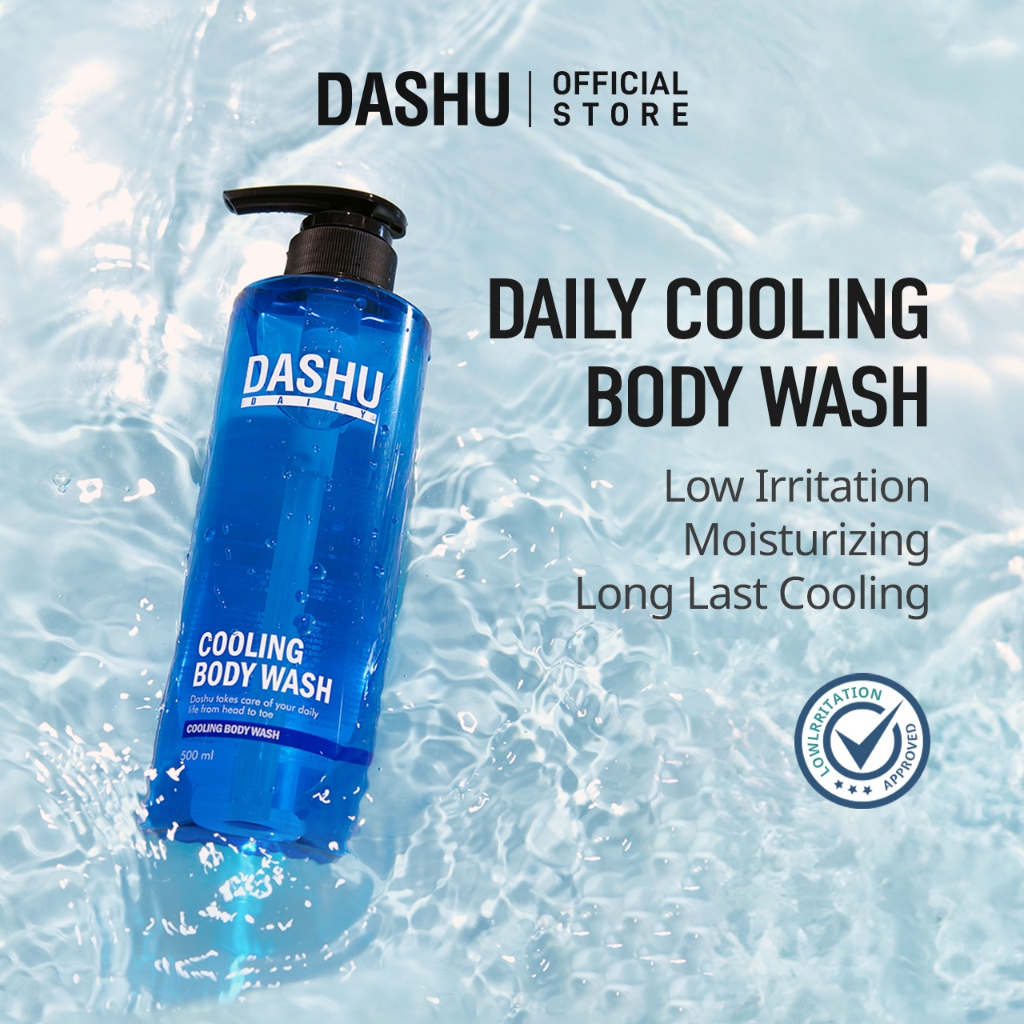 [DASHU] Daily Cooling Body Wash 500ml (Low Irritaion, Moisturizing) | Shopee Singapore