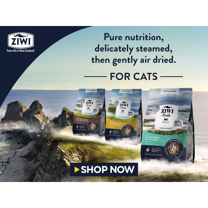 Ziwipeak Steam & Dried Cat Food 800g/2.2kg | Shopee Singapore