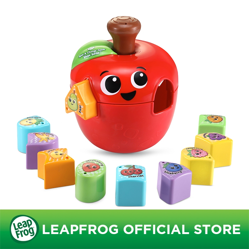 LeapFrog Spin and Change Apple Shape Sorter | Shape Sorter Toy | Baby ...