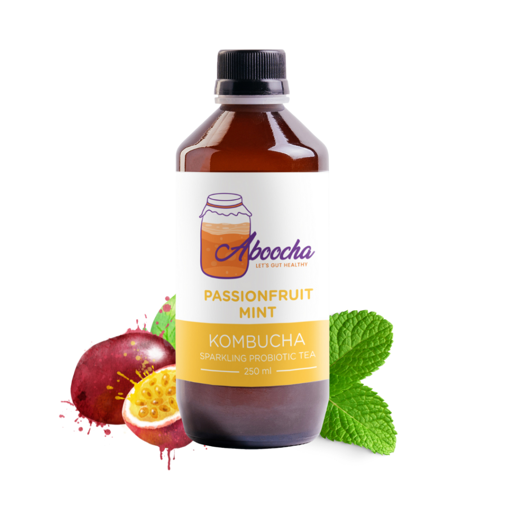 Aboocha - Passionfruit Mint Kombucha | Shopee Singapore