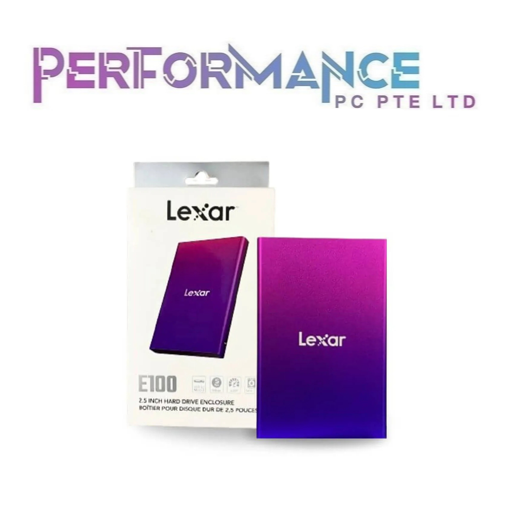 Lexar E100 2.5 inch SATA Hard Drive Enclosure | Shopee Singapore