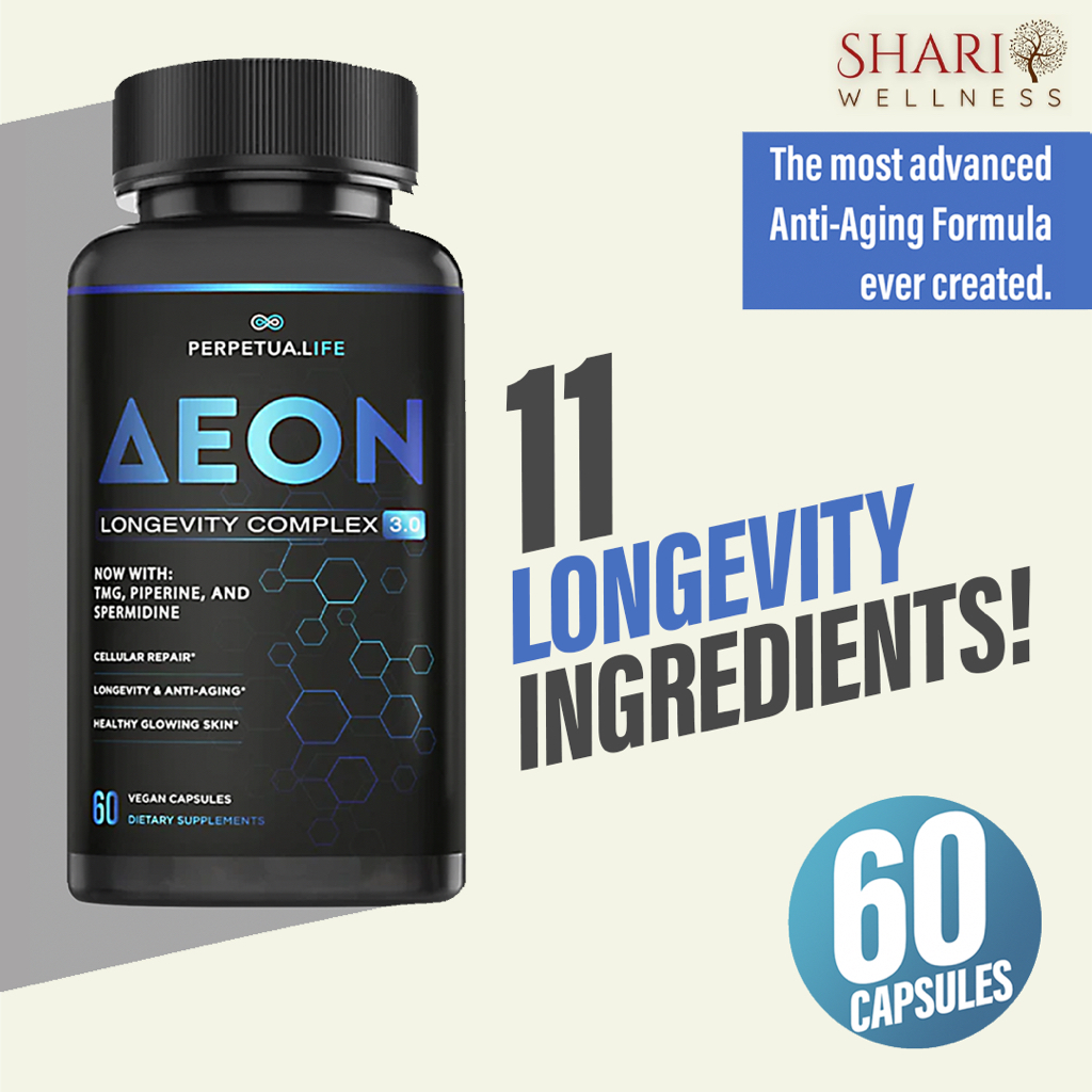 AEON ANTI-AGING SUPPLEMENT || 11-Compound Complex incl NMN, Resveratrol & Spermidine | Shopee ...