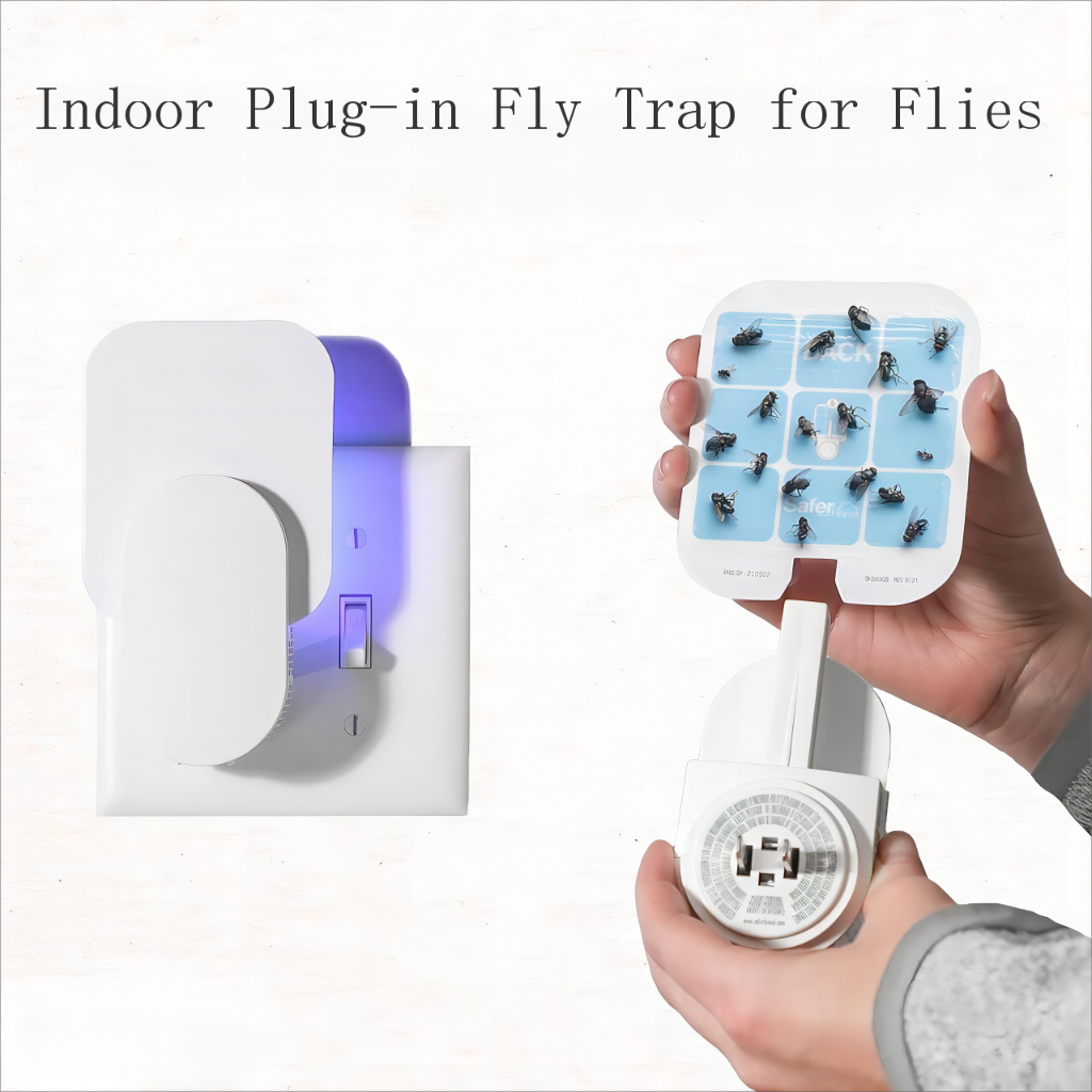 Indoor Plug-In Fly Trap for Flies, Fruit Flies, Moths, Gnats, and Other ...