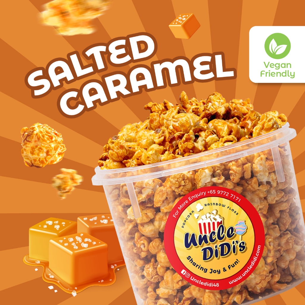 Uncle DiDi's Fresh Popcorn Medium Tub 1500ml | Shopee Singapore