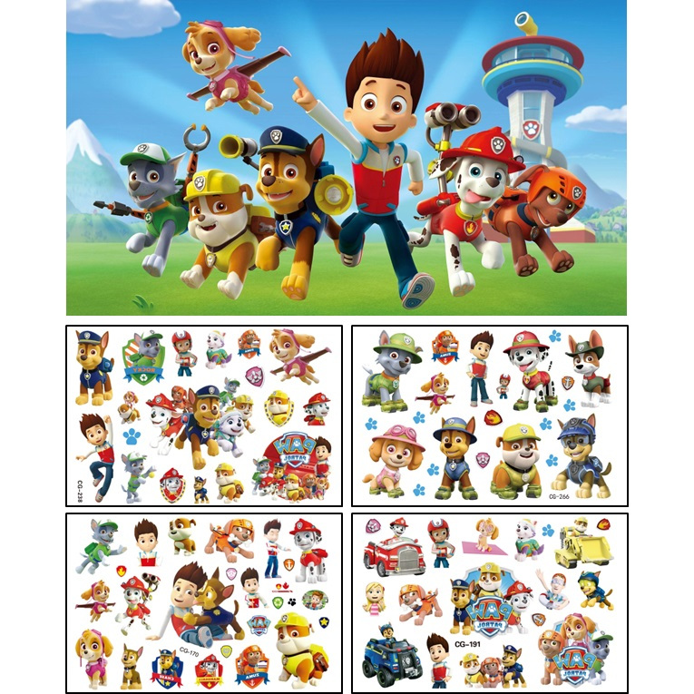 💖 [MANY DESIGN] Paw Patrol l Chase Marshall Rubble Skye Everest Rocky ...
