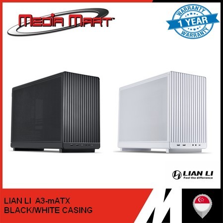 LIAN LI DAN A3-mATX BLACK/WHITE/WOOD CASING | Shopee Singapore