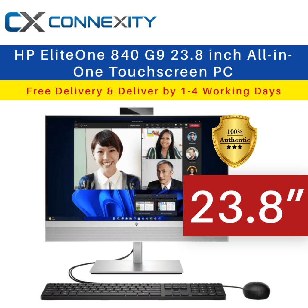 HP EliteOne 840 G9 23.8 inch All-in-One Touchscreen PC 9E3E4PT HP ...