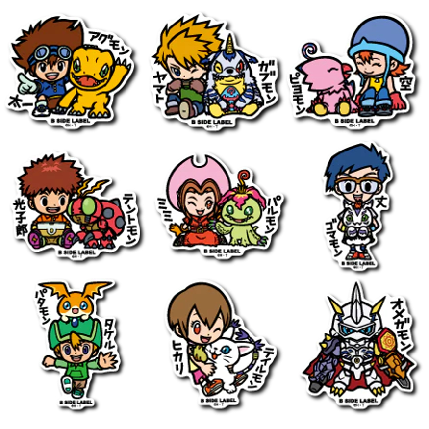[Direct from Japan] B - SIDE LABEL Sticker Digimon Adventure Japan NEW ...