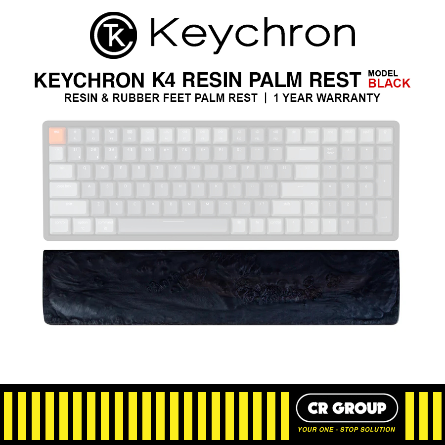 Keychron K4 Resin Palm Rest - Black (1Yr Warranty) | Shopee Singapore