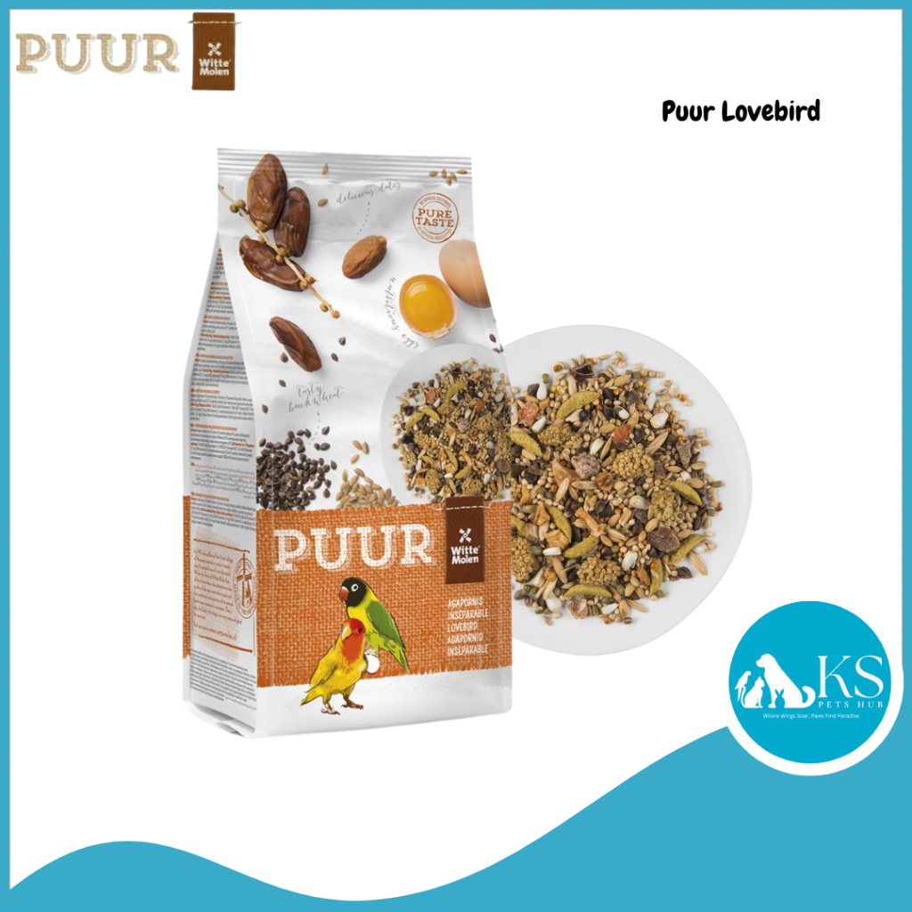 Witte Molen Puur Lovebird 750g Parrot Bird Feed Diet | Shopee Singapore
