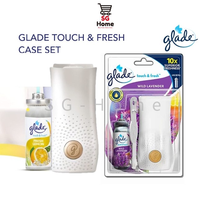 Glade Touch & Fresh Set Toilet Fragrance | Lavender | Summer Bouquet ...