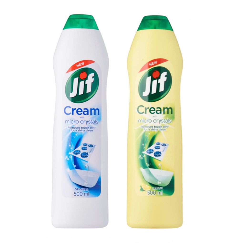 Jif Cream Stain Remover Lemon Tough Surface Dirt Remover 660ml | Shopee ...