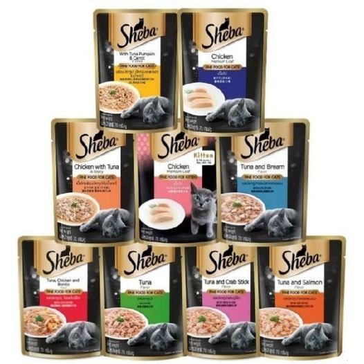 [Mix & Match Any Flavour] Sheba Cat Pouch Bundle - Sheba Cat Wet Pouch ...