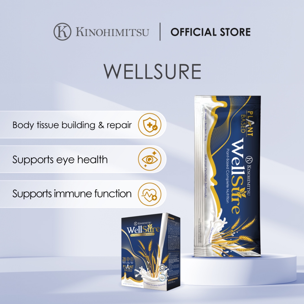 Kinohimitsu WellSure Pre & Probiotics Plant-Based Complete Nutrition ...
