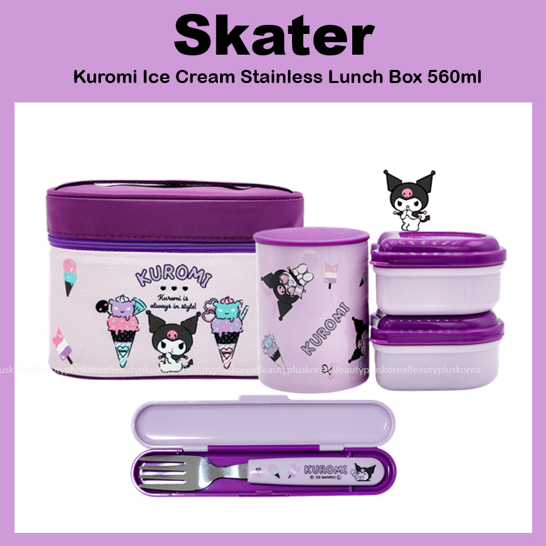 [SKATER] Kuromi Ice Cream Lunch Box 560ml KCLJC6AG | Shopee Singapore
