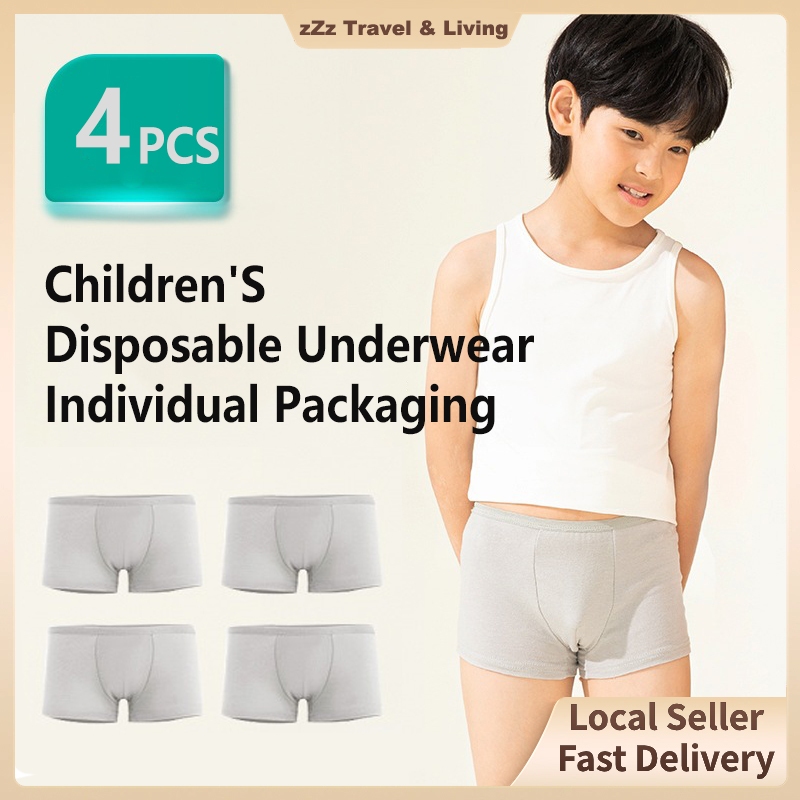 [SG] Disposable Underwear Kids Underwear Children'S Disposable Panties ...