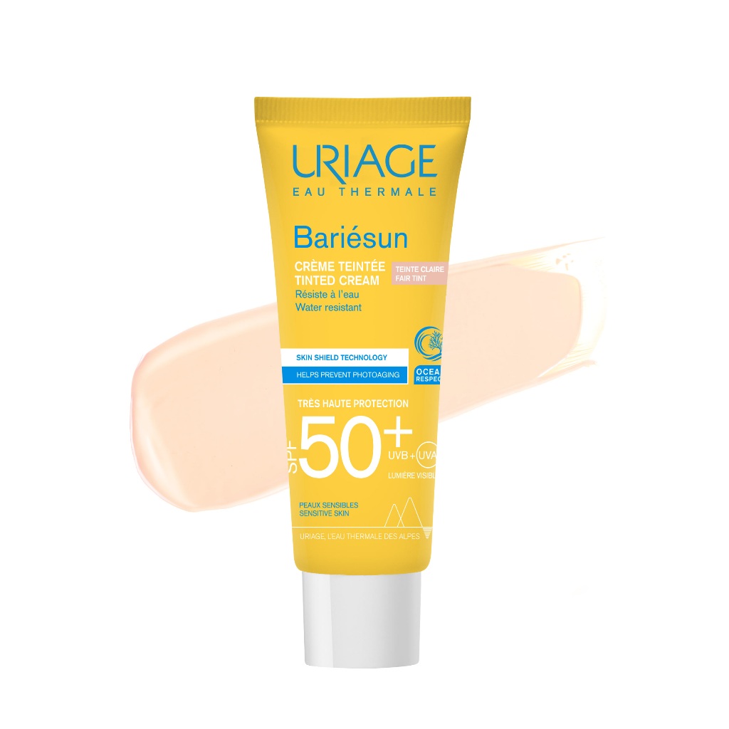 Uriage Bariesun Fair Tinted Cream SPF50+ 50ml High Sun Protection Tinted Cream for Sensitive and ...