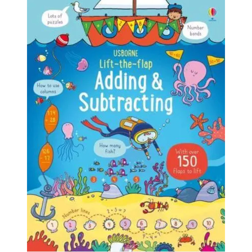 USBORNE Lift the Flap Addition and Subtraction / First Maths/ pop up ...