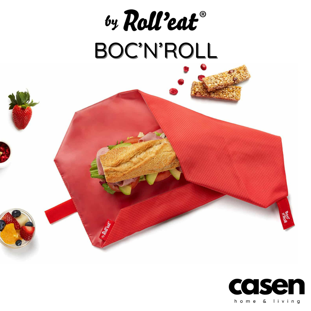 Roll'eat Boc'n'Roll Reusable Sandwich Bag, Eco Friendly Food Wrap ...