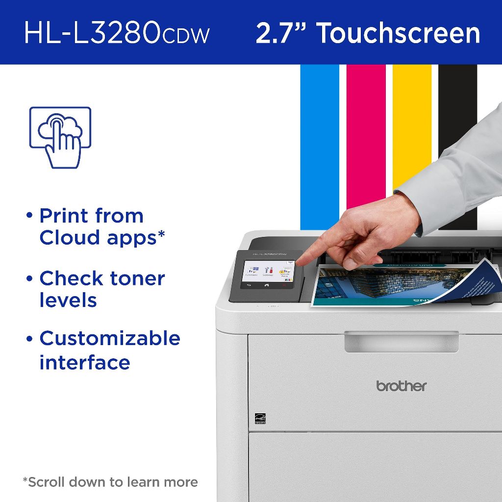 Brother HL-L3280CDW Colour Laser Printer with LCD Screen | Shopee Singapore