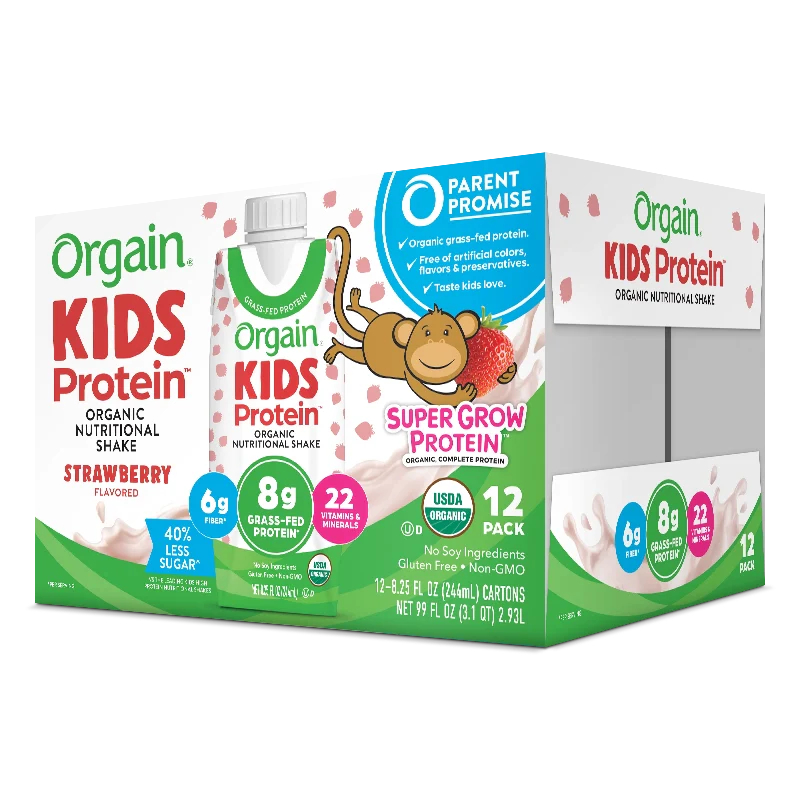 Orgain KIDS Protein Organic Nutritional Shake (4 / 12 x 244ml) | Shopee ...