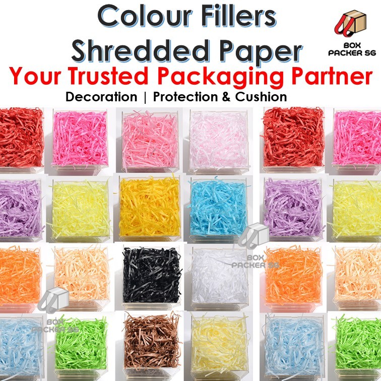20G 100G Shredded paper for gift boxes for hampers gift box filler DIY ...