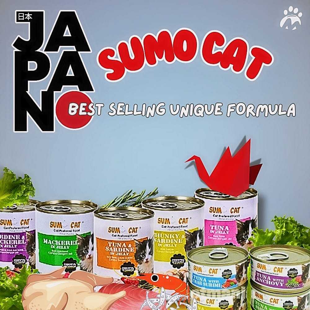 Sumo Cat Canned Food 24 cans (80g & 400g) | Shopee Singapore