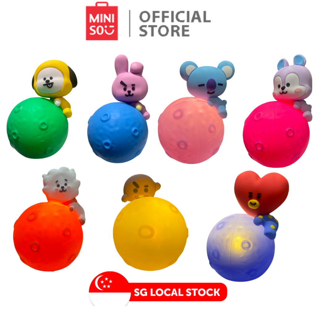 MINISO BT-21 Collection Planet LED Night Light(CHIMMY/COOKY/KOYA/MANG ...