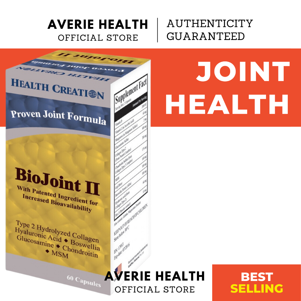 Health Creation BioJoint II (Proven Joint Formula) | Collagen ...