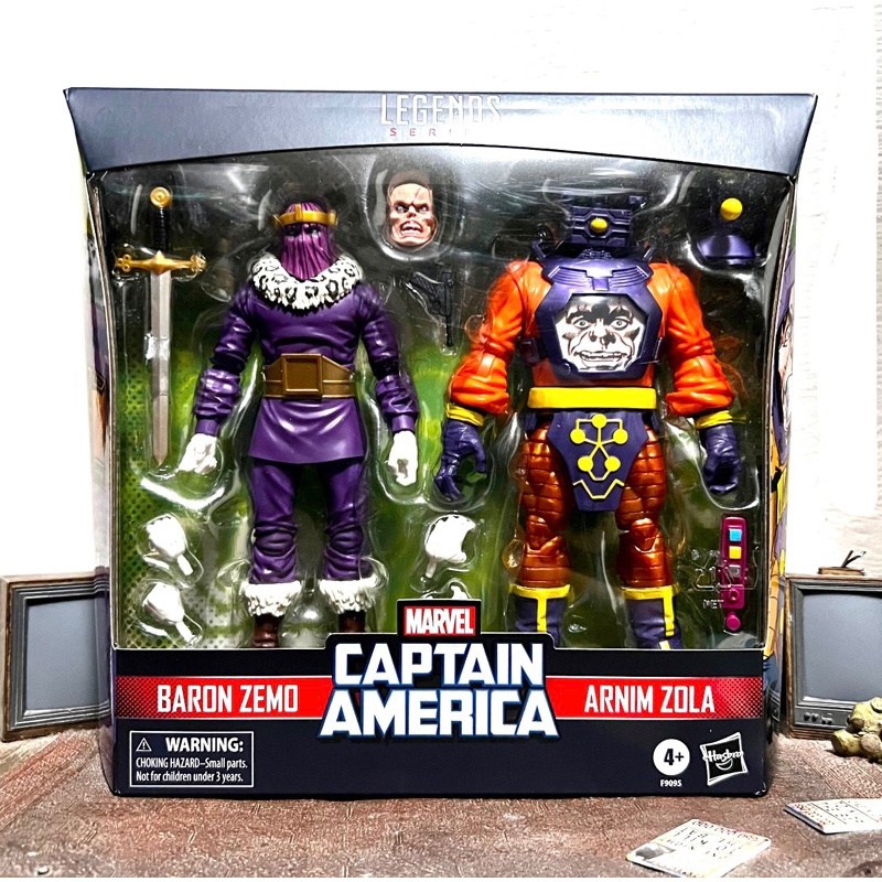 Hasbro Marvel Legends Baron Zemo and Arnim Zola (Captain America ...