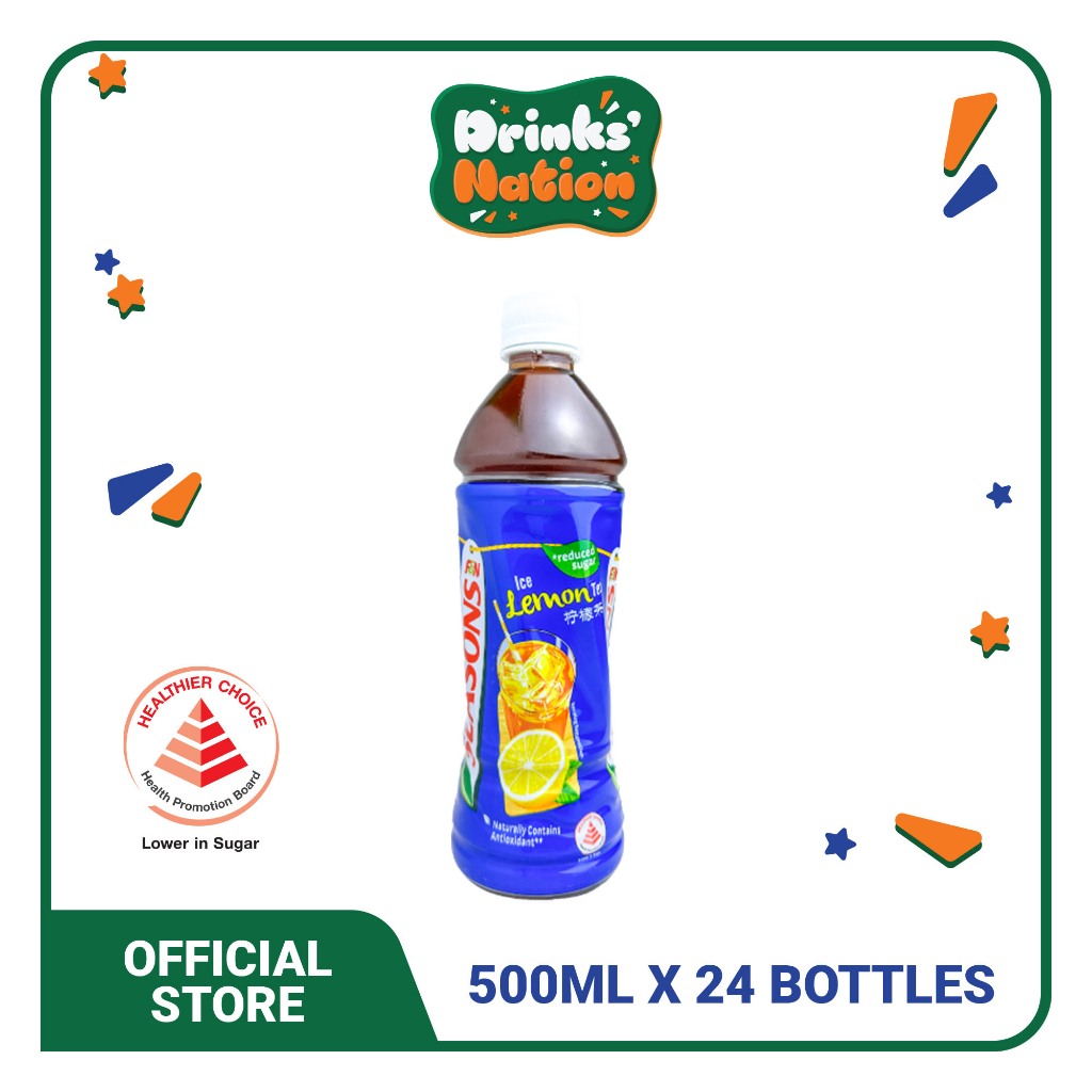 [Wholesale - 24s] F&N Season Ice Lemon Tea (Bottle 500ml ) | Shopee ...