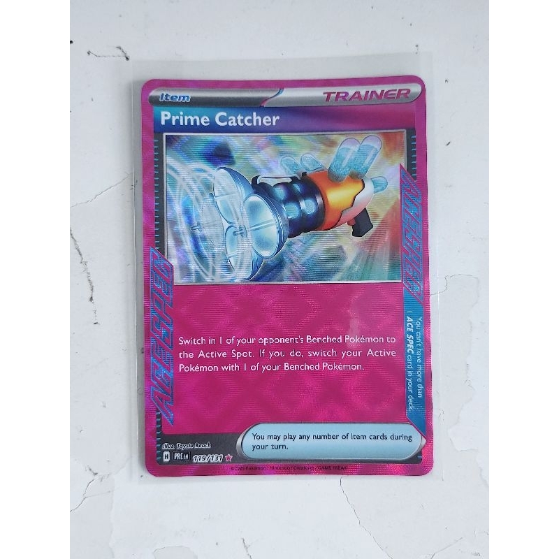 Pokemon prime catcher ace spec trainer item prismatic evolution card ...